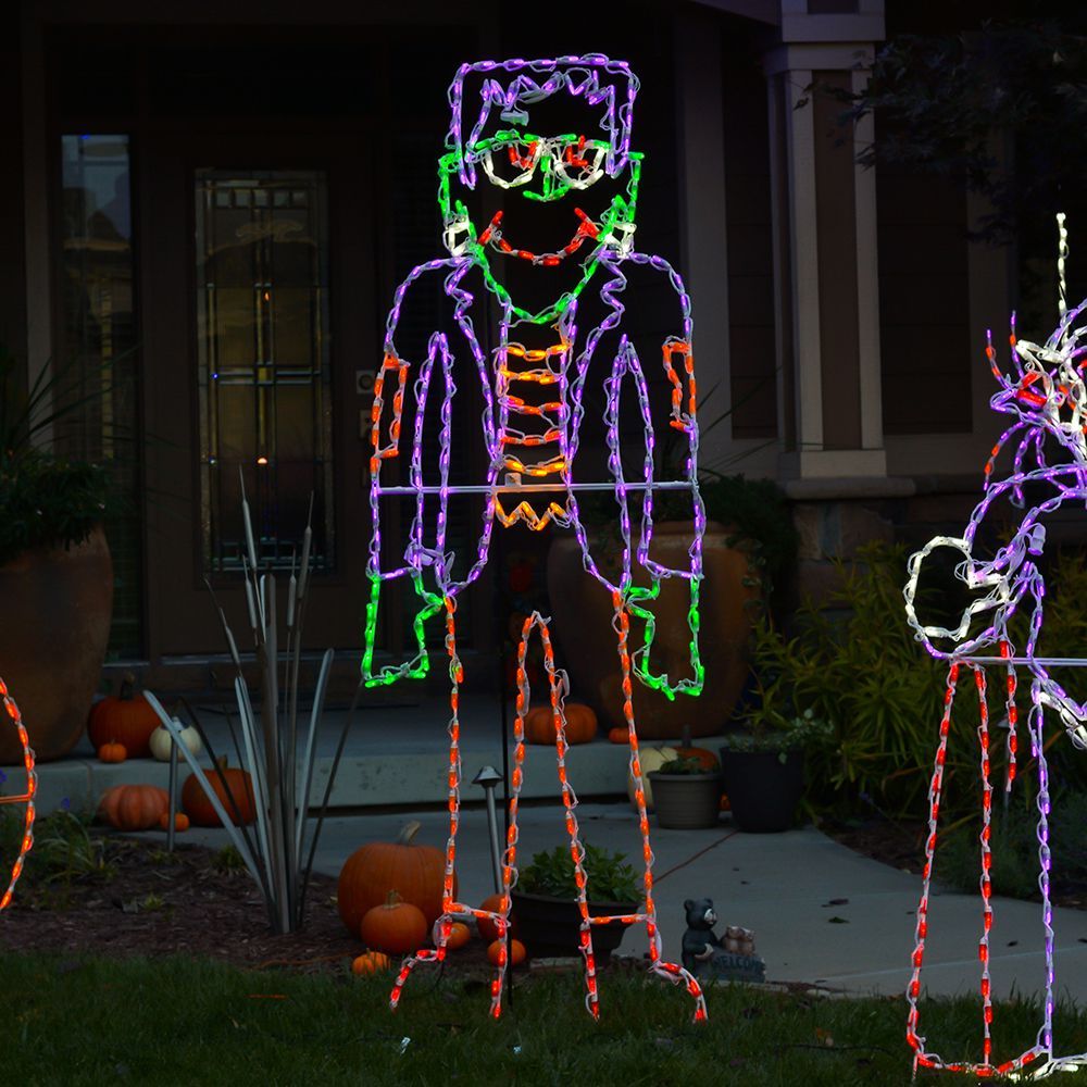 LED Franky Frankenstein | Outdoor Lighted Frankenstein Display
