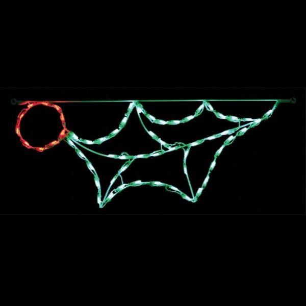 LED Holly with Berry Linkable | Roofline Christmas Lights – Holiday ...